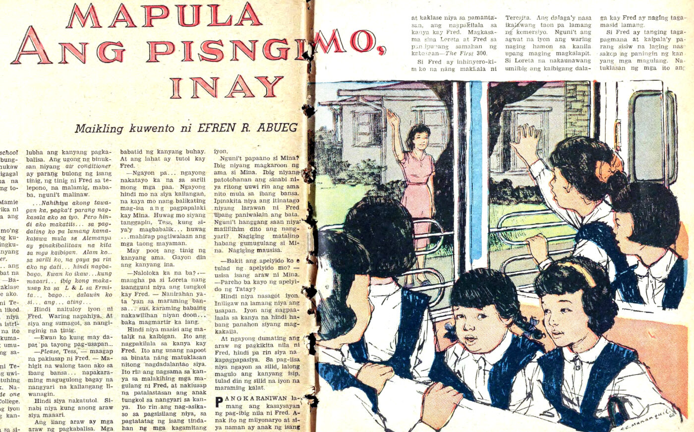 Ang “Ina” sa Aking mga Akda – Liwayway