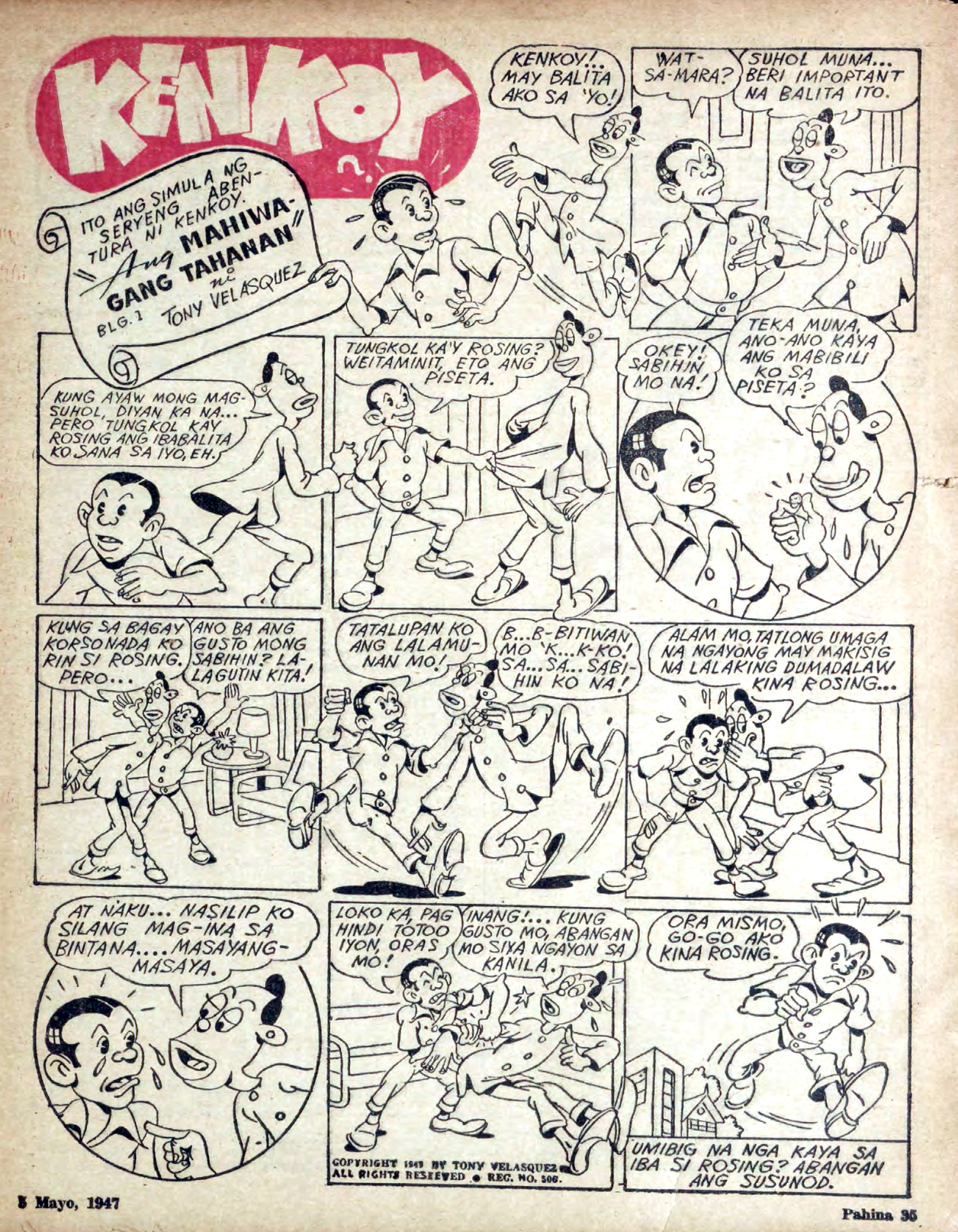 ANG NAKABAONG KAYAMANAN SA KENKOY: ANG MAHIWAGANG TAHANAN (1947) NI ...